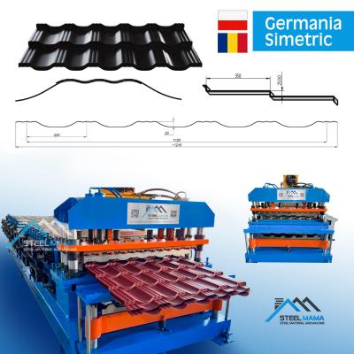 中国 ガラスのタイルシート 屋根プレス 二重層ロール 形作機 機械 販売のため