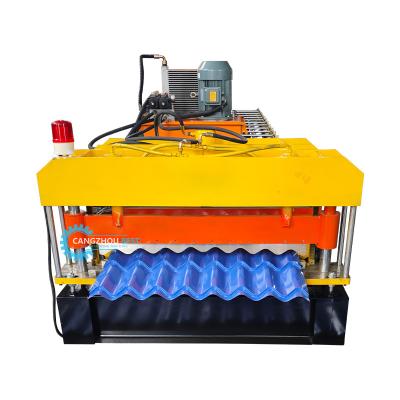 Chine Machine de formage de tôles de toiture vitrées 8.5kw à vendre