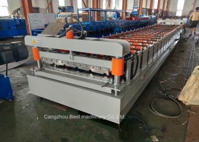 China 984 988 Roof Panel Roll Forming Machine / Sheet Metal Rolling Machine 8.5kw for sale