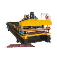 China Mexico Single Layer PLC Control System Roofing Sheet Roll Forming Machine for sale
