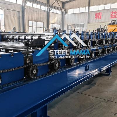 Chine 5.5Kw puissance du moteur principal double couche de la machine de tôle de toit 8-12m/min vitesse de formage pour les toits durables à vendre