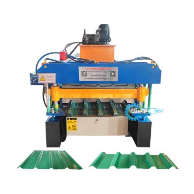 中国 高リブ 屋根シート 双層ロール 形成 機械 自動 販売のため