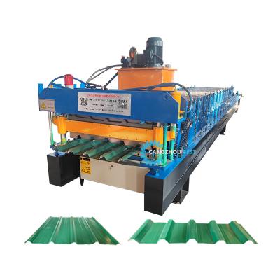 中国 耐久性 双層 トラペゾディアル 鋼プロファイル 屋根シート ロール 形成 機械 販売のため