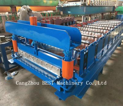 Китай Рифленый крен сталеплавильного производства листа крыши формируя вырезывание машины гидравлическое продается
