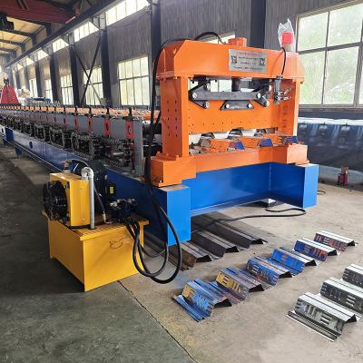 China Floor Deck Roll Forming Machine 1250mm PLC Control 22kw for sale