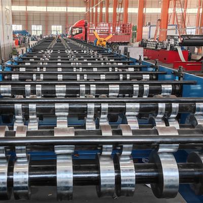 China Automatic Galvanized Metal Decking Floor Sheet Roll Forming Machine for sale