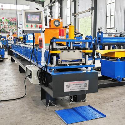 中国 カラー鋼二重セルフロック鋼金属プロファイル屋根シート成形機 販売のため