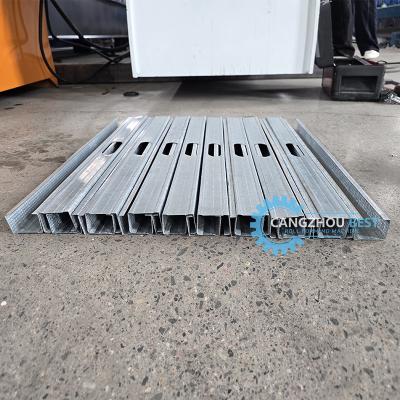 China High Speed Non Stop 25m/min Drywall Stud And Track Roll Forming Machine for sale