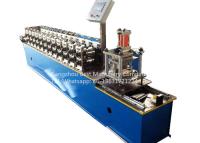 China Garage Rolling Shutter Door Frame Roll Forming Machine 1.0'' Chain Driven Type for sale