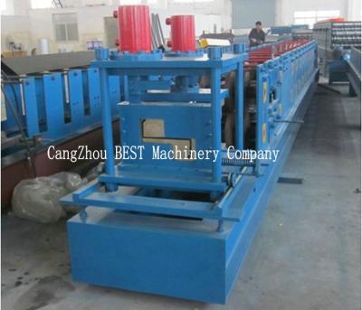 China Hydraulic Cutting PLC Control Z Purlin Steel Channel Roll Forming Machine for sale