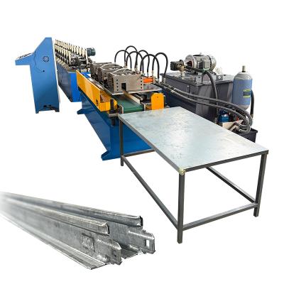 China Fast Speed T24X26 Hydraulic Punching Cross Ceiling T Grid Roll Forming Machine for sale