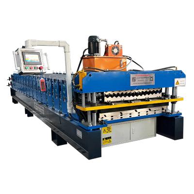 China One Machine, Two Profiles, Unlimited Possibilities! Double layer Automatic conversion roof making machine for sale