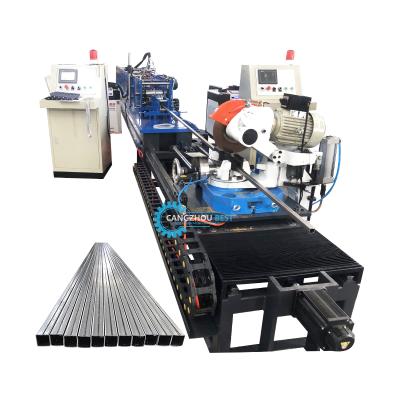 China 20x20mm Small Size Steel Profile Laser Welding Square Tube Making Roll Forming Machine for sale