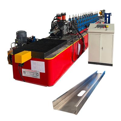 China Auto Change Size High Speed C U Profile Flying Cutting Roll Forming Machine for sale