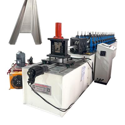 China Manufacture Metal Steel Flying Cutting Omega Channel Roll Forming Machine for sale