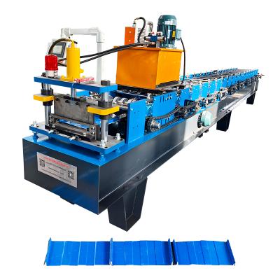 China Self-locking Roof Panel Roll Forming Machine for sale