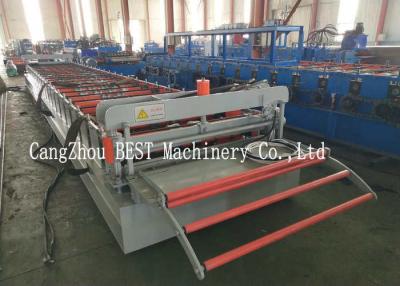 China Zinque o rolo telhando trapezoidalmente da folha da galvanização que forma a folha do telhado da máquina 380V que faz a máquina à venda