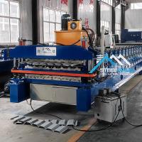 China Double-layer corrugated and glazed tile forming machine for sale