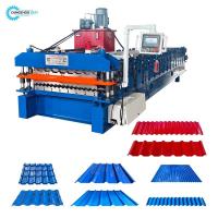 China Automatic Double Layer IBR and Corrugated Roof Sheet Roll Forming Machine for sale