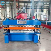 China Automatic Double Layer IBR and Corrugated Roof Sheet Roll Forming Machine for sale