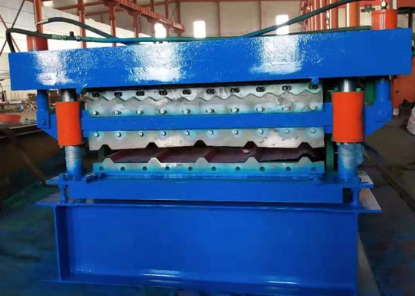 840/850 doppio di strato IBR e rotolo ondulato dello strato del tetto di profilo che forma macchina con potere 6kw
