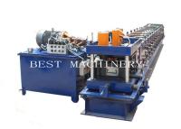 China Manual Adjustable 3mm Thickness C Purlin Roll Forming Making Machine for sale