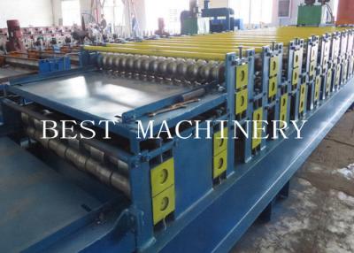 China Rollo doble del panel del tejado de la pared del perfil de la cubierta que forma el tipo hidráulico de la máquina en venta