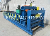 China Automatic Corrugated Roof Panel Roll Forming Machine PLC Control System for sale
