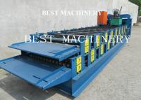 China Automatic Corrugated Roof Panel Roll Forming Machine PLC Control System for sale
