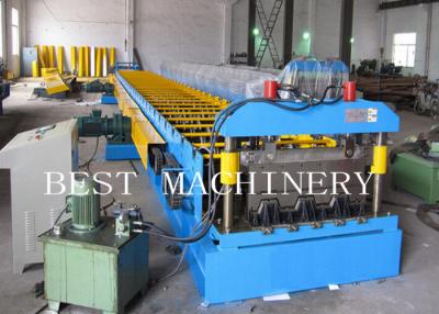 China SGS Decking Floor Sheet Roll Forming Machine Hydraulic Cutting Type for sale
