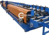 China C Style Perforated Cable Tray Roll Forming Machine Automatic Production Line for sale