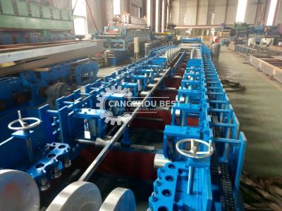 China Steel Cable Tray Roll Forming Machine , Roll Forming Equipment High Speed for sale