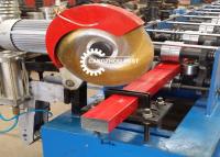 China Gear Box Driven Steel Square Rectangle Rain Downpipe Roll Forming Machine for sale