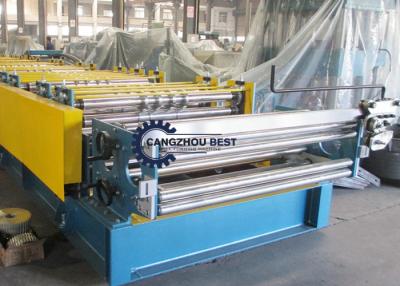 China CE Double Layer Profile Roofing Sheet Roll Forming Machine 5.5KW Cutting for sale