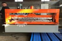 China Blue Steel Double Layer Roll Forming Machine For Construction Building Material for sale