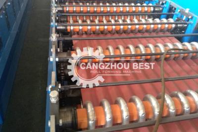 China rollo de la hoja de la techumbre de la capa doble 840 850 que forma la máquina para la techumbre de acero en venta