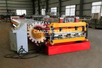 China Customized Sheet Metal Floor Deck Roll Forming Machine Controled By PLC System for sale
