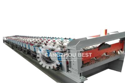 China Top Closed Type Steel Floor Deck Roll Forming Machine With High Performance for sale