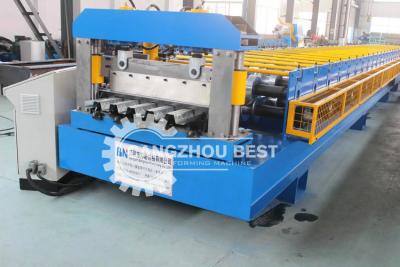 China Top Closed Type Steel Floor Deck Roll Forming Machine With High Performance for sale