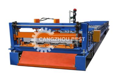 China Top Closed Type Steel Floor Deck Roll Forming Machine With High Performance for sale