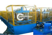 China Chain Drive Gi Seamless 7.5kw Gutter Roll Forming Machine for sale