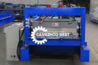China Automatic Cutting Buliding Steel Profile Decking Sheet Floor Roll Forming Machine for sale