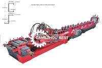 China 100 - 300 Automatic Adjustable Type Cz Purlin Roll Forming Machine for sale