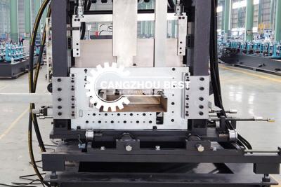 China Chain Drive 20 Roller Stations Z Purlin Roll Forming Machine for sale