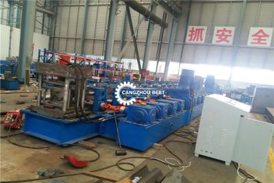 China Hot Dip Highway Guardrail 3.2mm Profile Roll Forming Machine for sale