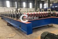 China Trapezoidal Cold 1.0mm 8kw Roofing Sheet Roll Forming Machine for sale