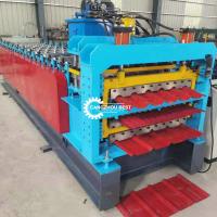 China 8.5kw Hydraulic Three Layer Ibr Roll Forming Machine for sale