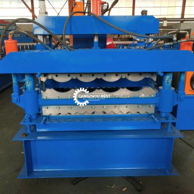 China 0.8mm 380v Double Roll Forming Machine Customized for sale
