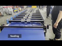 Hydraulic Cutting High Speed Automatic Rib Roofing Sheet Roll Forming Machine