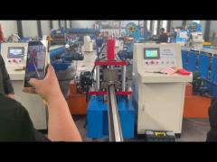 Aufrechtes System, kundenspezifische Z-Form Kontaktteil-Walzformmaschine